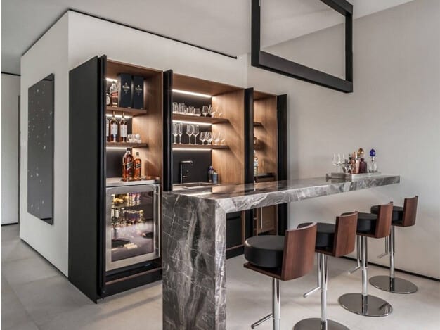 7 Innovative Solutions to Build a Mini Bar at Home | Vaultra Storage