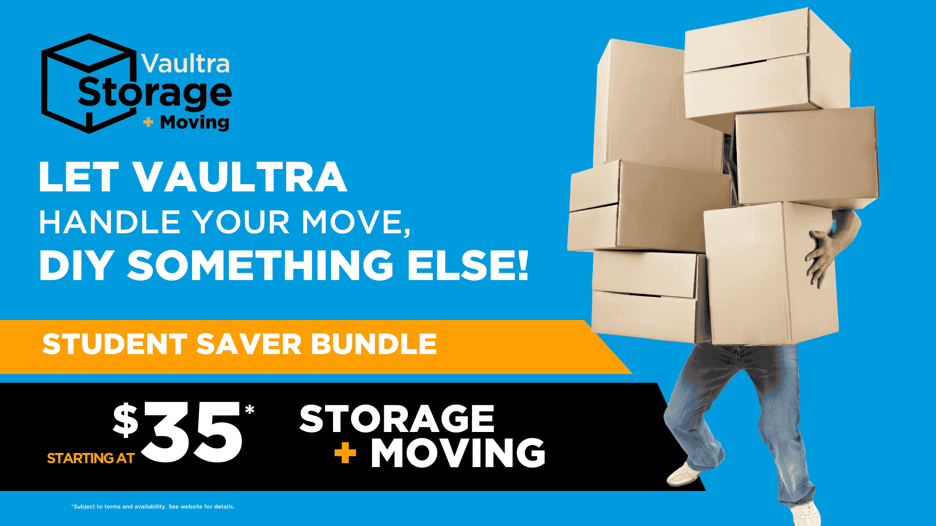 Moving & Storage for Students | Vaultra Storage